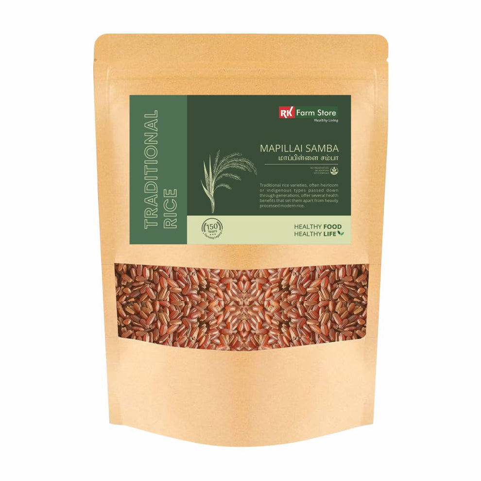 Mapillai Samba Rice – Traditional Red Heritage Rice from Tamil Nadu ...